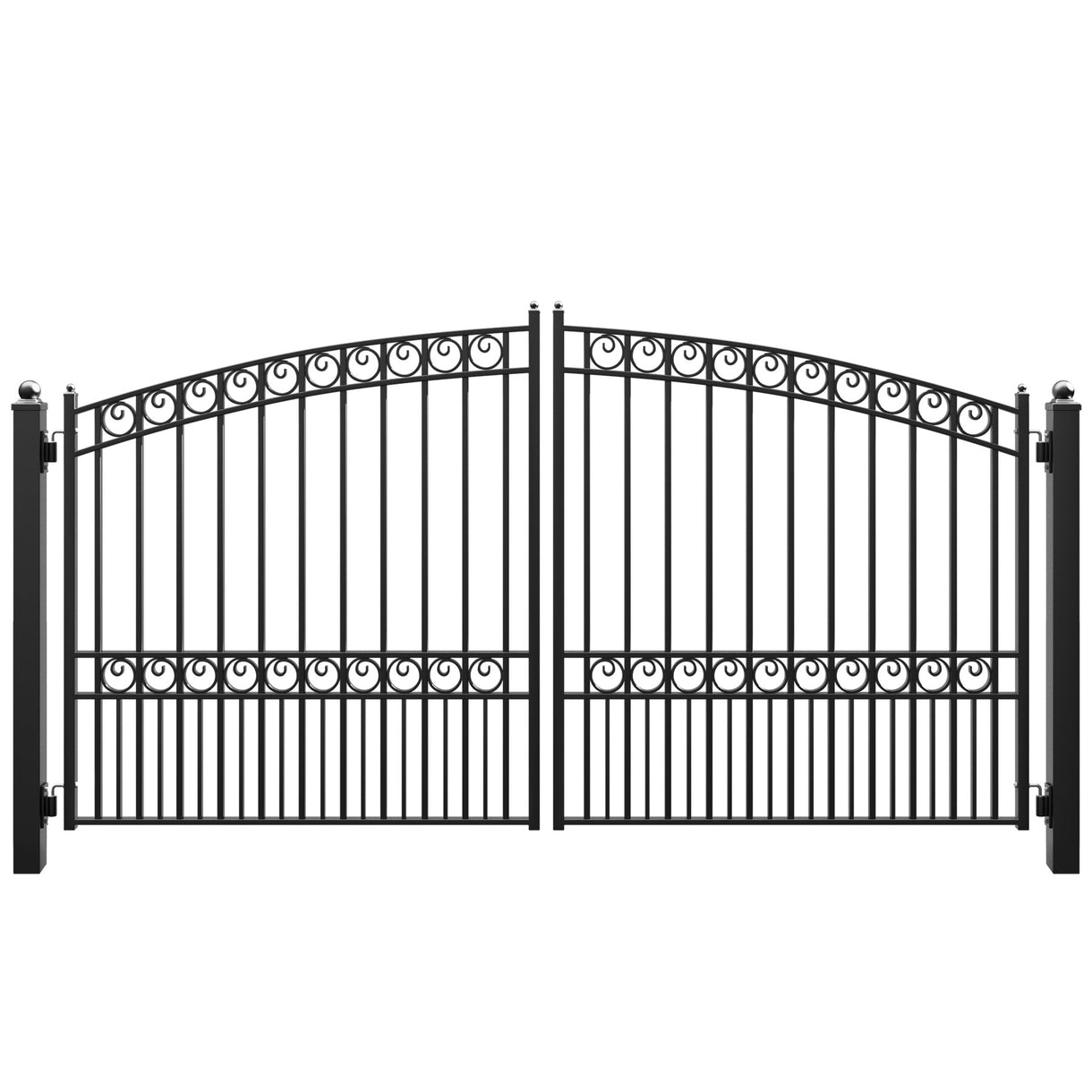 Zumi Iron Dual Swing Driveway Gates | Stylish & Durable | Automated ...
